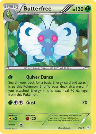 Butterfree - Generations - Pokemon
