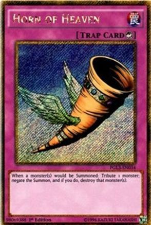 Horn of Heaven - Premium Gold: Infinite Gold - YuGiOh