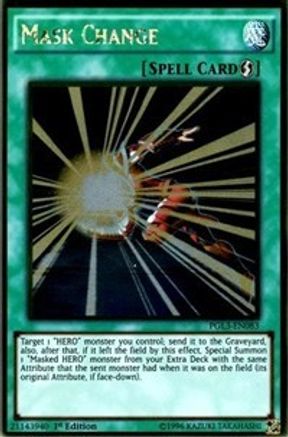 Mask Change - Premium Gold: Infinite Gold - YuGiOh
