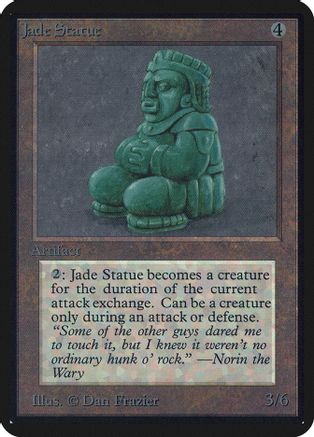 Jade Statue - Alpha Edition - Magic: The Gathering