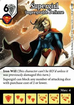 Supergirl - Impregnable Defense - World's Finest - Dice Masters