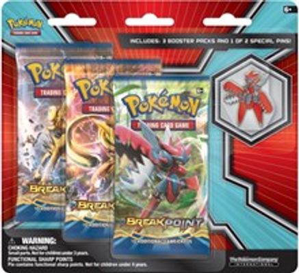 BREAKpoint Collector Pin 3 Pack Blister [Mega Scizor] - XY - BREAKpoint ...