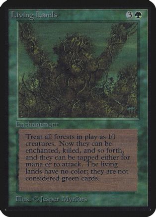 Living Lands - Alpha Edition - Magic: The Gathering