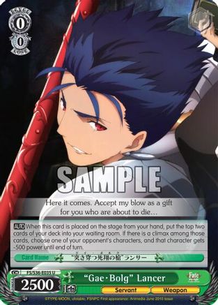 "Gae-Bolg" Lancer - Fate/stay night [Unlimited Blade Works] Vol. II ...