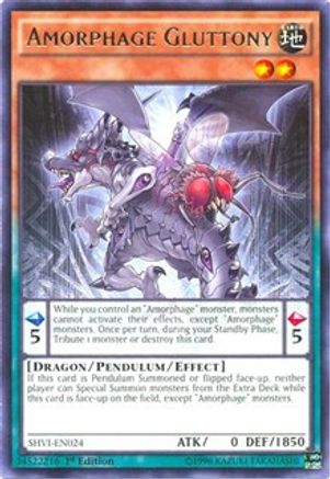 Amorphage Gluttony - Shining Victories - YuGiOh