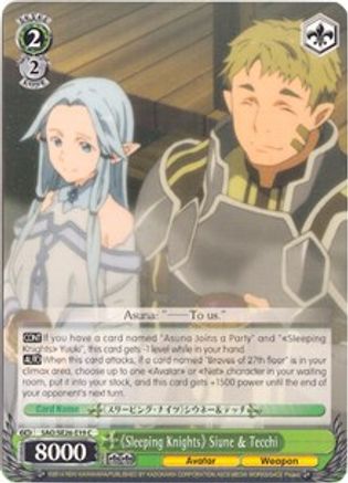 "Sleeping Knights" Siune & Tecchi - Sword Art Online II Vol.2 - Weiss ...