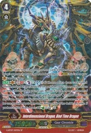 Interdimensional Dragon, Bind Time Dragon (SP) - Glorious Bravery of Radiant Sword - Cardfight ...