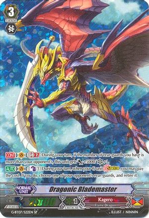Dragonic Blademaster (SP) - Glorious Bravery of Radiant Sword - Cardfight Vanguard