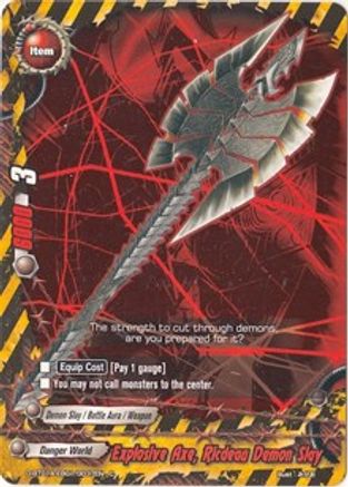 Explosive Axe, Ricdeau Demon Slay - Buddy Rave - Future Card BuddyFight