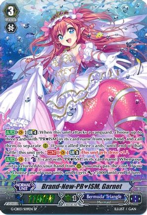 Brand-New-PRISM, Garnet (SP) - G-CB03: Blessing of Divas - Cardfight Vanguard