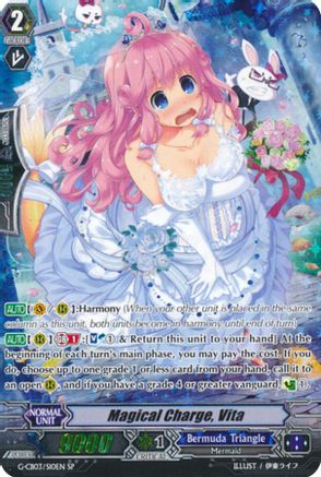 Magical Charge, Vita (SP) - G-CB03: Blessing of Divas - Cardfight Vanguard