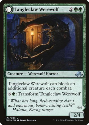 Tangleclaw Werewolf - Eldritch Moon - Magic: The Gathering