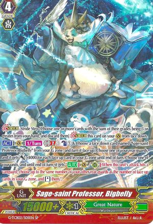 Sage-saint Professor, Bigbelly (SP) - G-TCB02: The GENIUS STRATEGY - Cardfight Vanguard