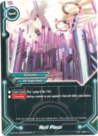 Null Place - Four Dimensions - Future Card BuddyFight