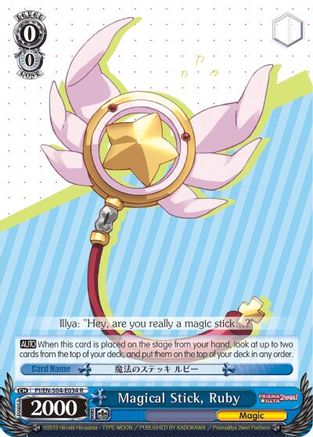Magical Stick, Ruby - Fate/kaleid liner PRISMA ILLYA DX - Weiss Schwarz