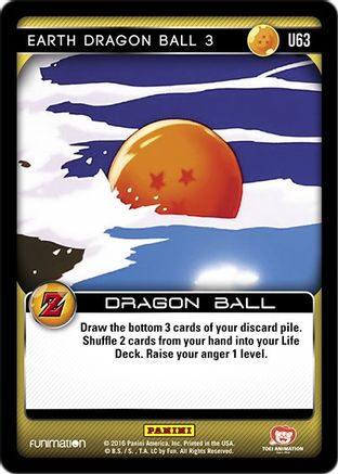 Earth Dragon Ball 3 - Panini: Awakening - Dragon Ball Z TCG