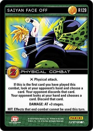 Saiyan Face Off - Panini: Awakening - Dragon Ball Z TCG