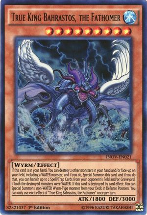 True King Bahrastos, the Fathomer - Invasion: Vengeance - YuGiOh