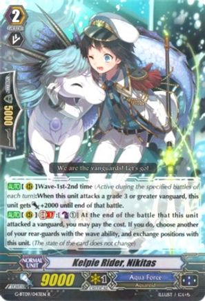 Kelpie Rider, Nikitas - Divine Dragon Caper - Cardfight Vanguard