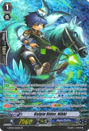 Kelpie Rider, Nikki (SP) - Divine Dragon Caper - Cardfight Vanguard