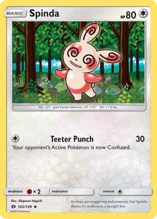 Spinda - SM Base Set - Pokemon