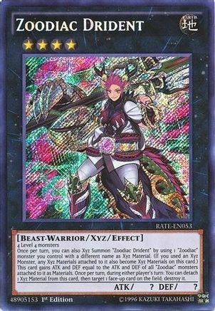 Zoodiac Drident - Raging Tempest - YuGiOh