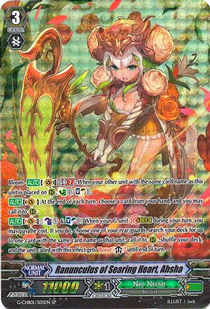 Ranunculus of Searing Heart, Ahsha (SP) - G-CHB01: TRY3 NEXT - Cardfight Vanguard