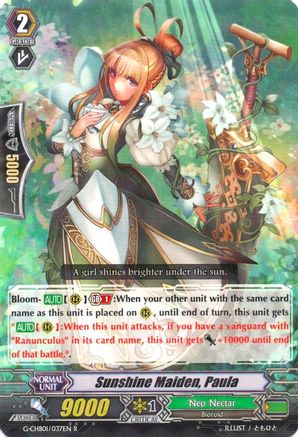 Sunshine Maiden, Paula - G-CHB01: TRY3 NEXT - Cardfight Vanguard