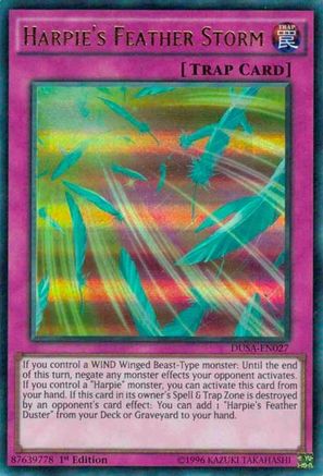 Harpie's Feather Storm - Duelist Saga - YuGiOh - TCGplayer.com