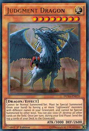 Judgment Dragon - Duelist Saga - YuGiOh