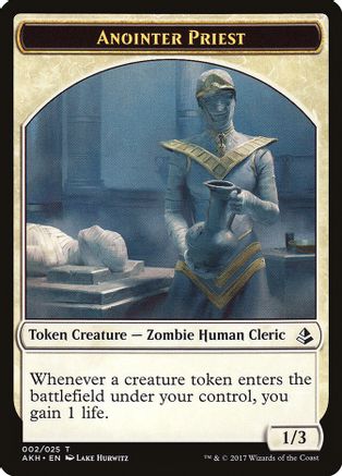 Anointer Priest Token - Amonkhet - Magic: The Gathering
