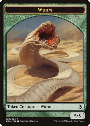 Wurm Token - Amonkhet - Magic: The Gathering