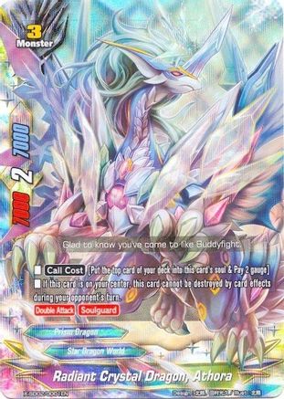 Radiant Crystal Dragon, Athora (RRR) - X-SD02: Dragon Fielder - Future Card BuddyFight