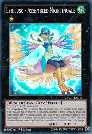 Lyrilusc - Assembled Nightingale - Maximum Crisis - YuGiOh