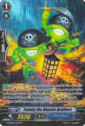 Tommy the Ghostie Brothers (SP) - G-CHB03: Rummy Labyrinth Under the Moonlight - Cardfight Vanguard