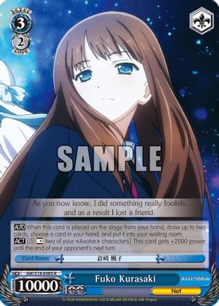 Fuko Kurasaki - Accel World - Weiss Schwarz