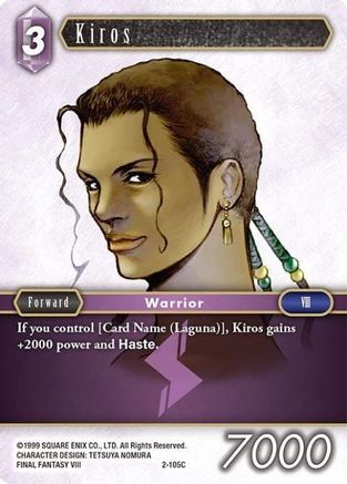 Kiros - Opus II - Final Fantasy TCG
