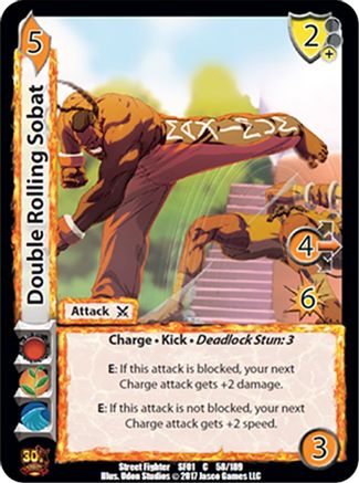 Double Rolling Sobat - Street Fighter CCG - UniVersus
