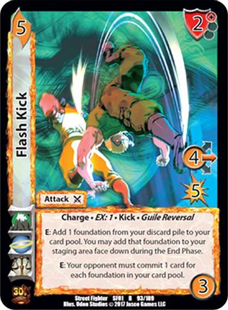 Flash Kick - Street Fighter CCG - UniVersus