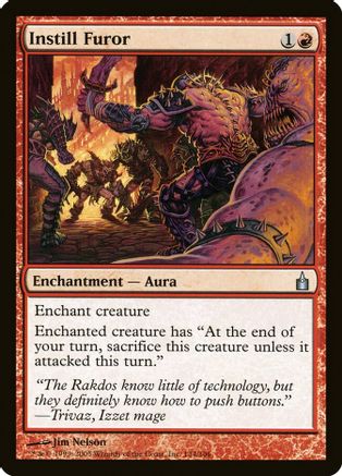 Instill Furor - Ravnica: City of Guilds - Magic: The Gathering