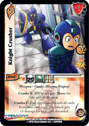 Knight Crusher - Mega Man: Battle for Power - UniVersus