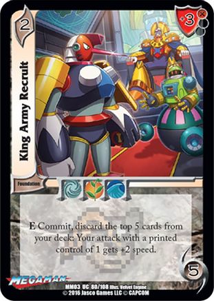 King Army Recruit - Mega Man: Battle for Power - UniVersus