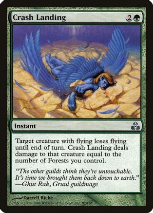 Crash Landing - Guildpact - Magic: The Gathering