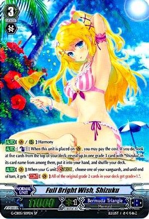 Full Bright Wish, Shizuku (SP) - G-CB05: Prismatic Divas - Cardfight Vanguard