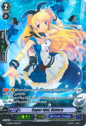 Super Idol, Riviere (SP) - G-CB05: Prismatic Divas - Cardfight Vanguard