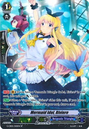 Mermaid Idol, Riviere (SP) - G-CB05: Prismatic Divas - Cardfight Vanguard