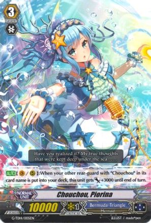 Chouchou, Piorina - G-TD14: Debut of the Divas - Cardfight Vanguard