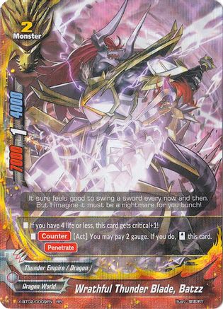 Wrathful Thunder Blade, Batzz - Chaos Control Crisis - Future Card ...