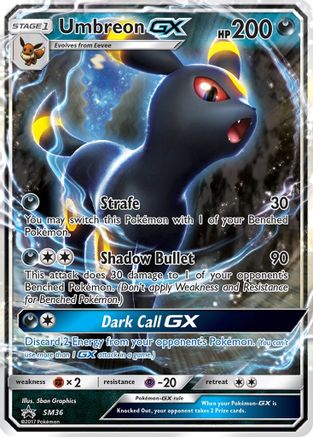 Umbreon GX - SM36 - SM Promos - Pokemon