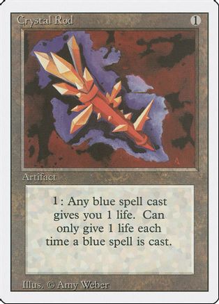 Crystal Rod - Revised Edition - Magic: The Gathering